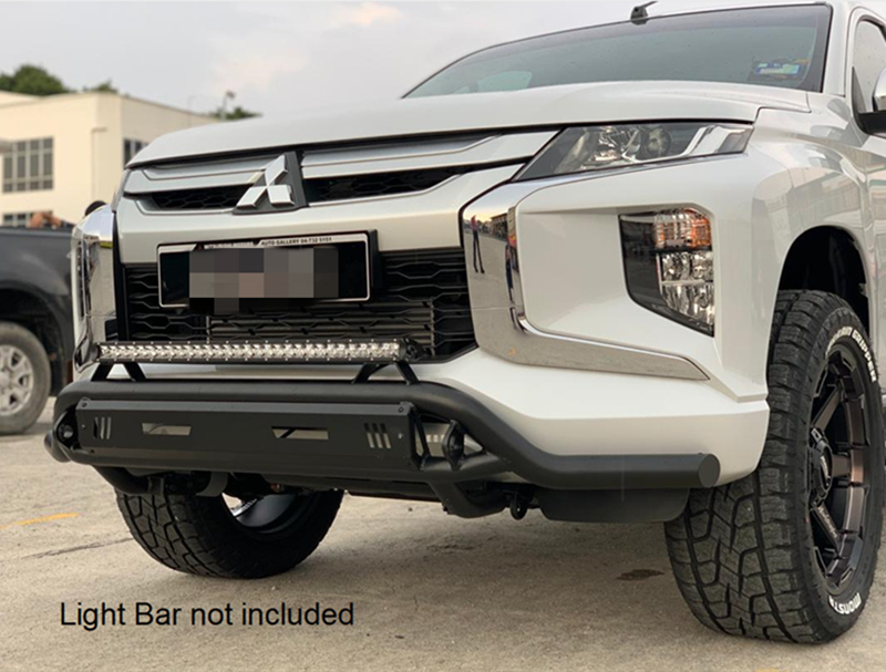 Slim Nudge Bar for Mitsubishi Triton MR MQ 2015-Onwards Light Bar ...