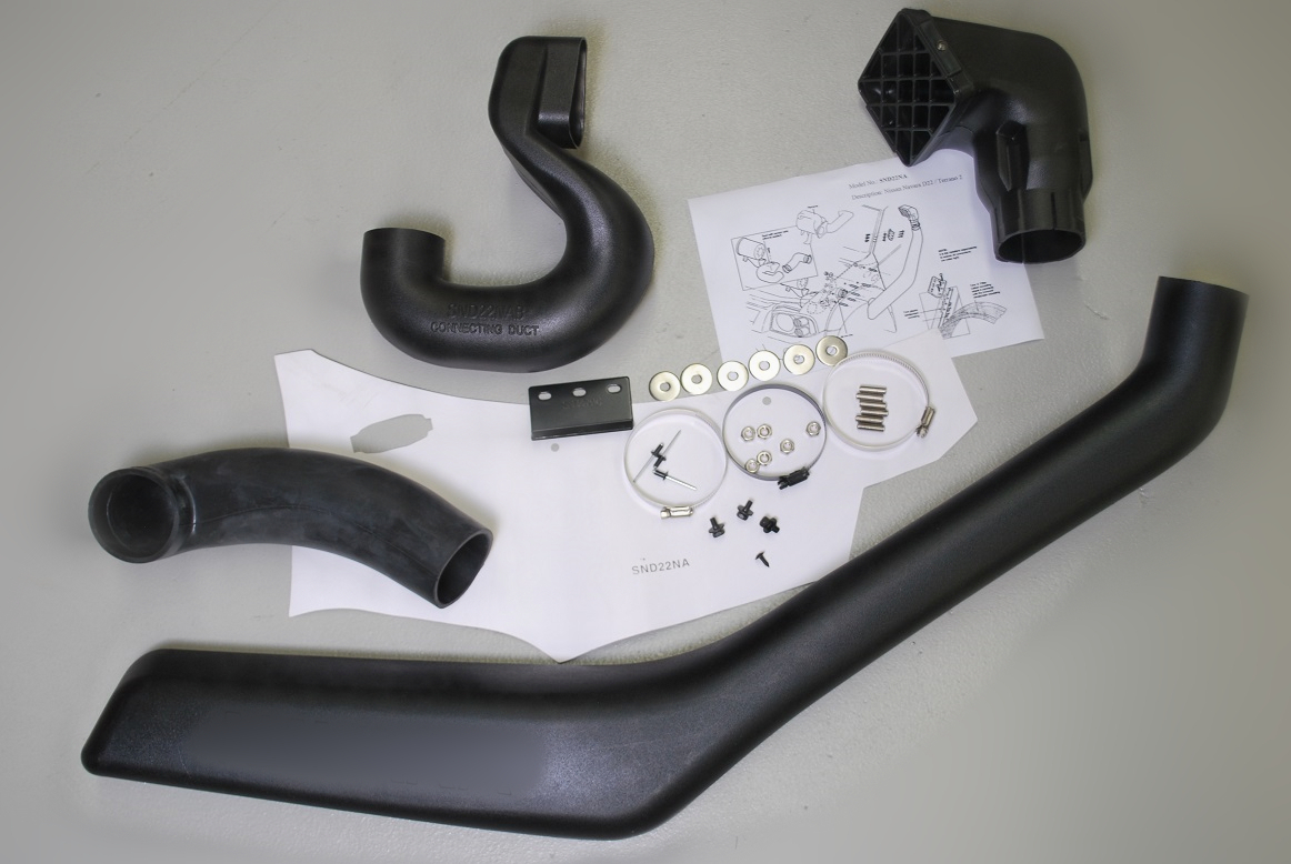 Snorkel kit fits D22 Nissan Navara Air Intake 2001 Onwards Singal ...