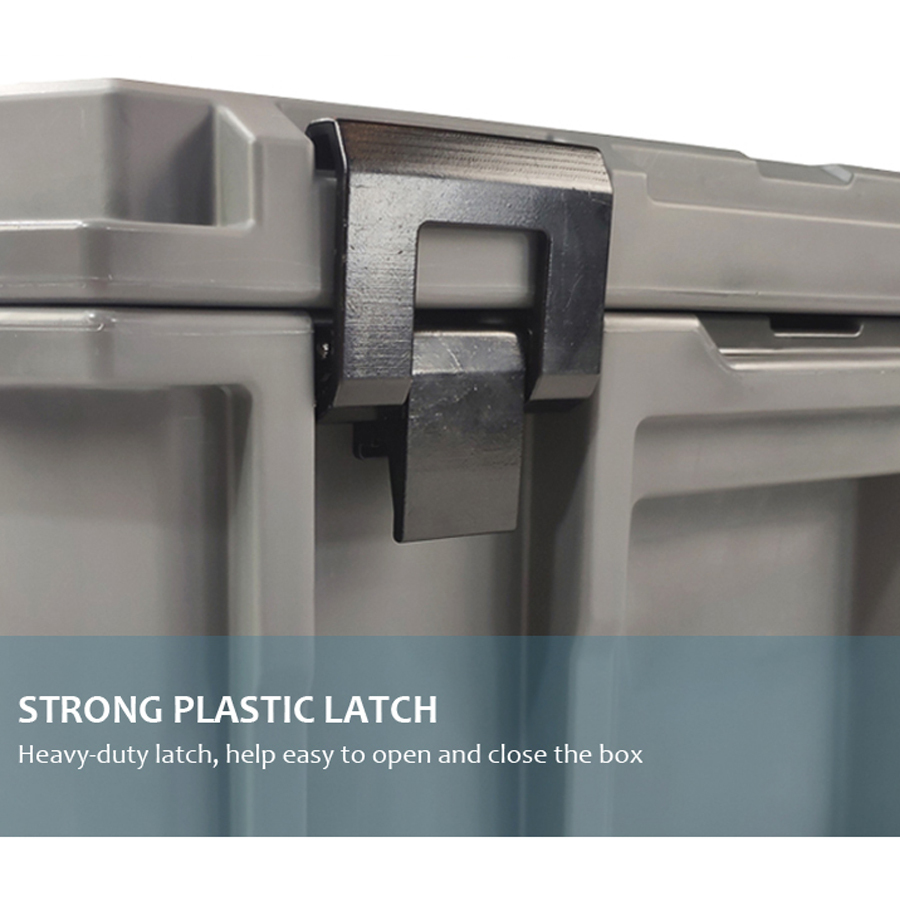 Poly Tool Box Storage Case Heavy Duty Waterproof Cargo Box Plastic Tool ...