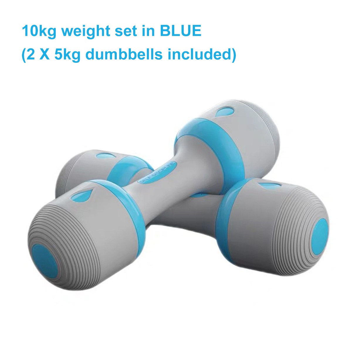 10kg Adjustable Dumbbell Weight Set Exercise Fitness Home Gym Dumbells w/ Blocks | eBay Australia